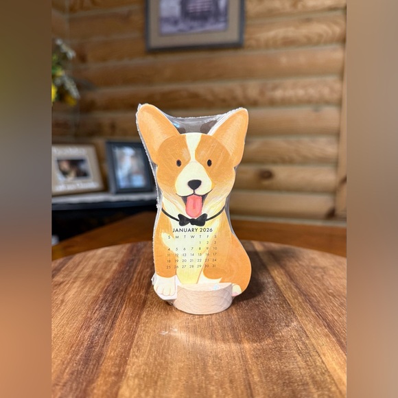 Molly and Rex | Office | 226 Corgi Desktop Calendar | Poshmark